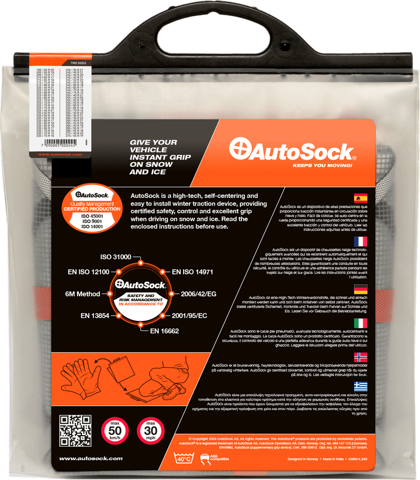 Snow Socks for Tires | Best Winter Traction – AutoSock HP697